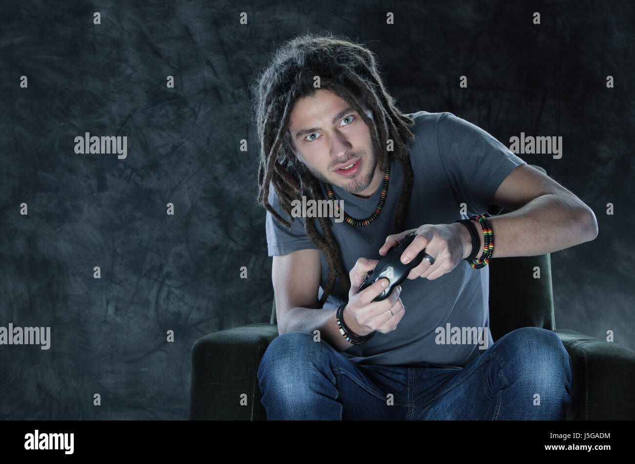 Playing playstation night hi-res stock photography and images - Alamy