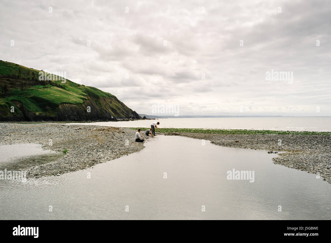 View from Clarach beach, near Aberystwyth, Ceredigion Stock Photo - Alamy