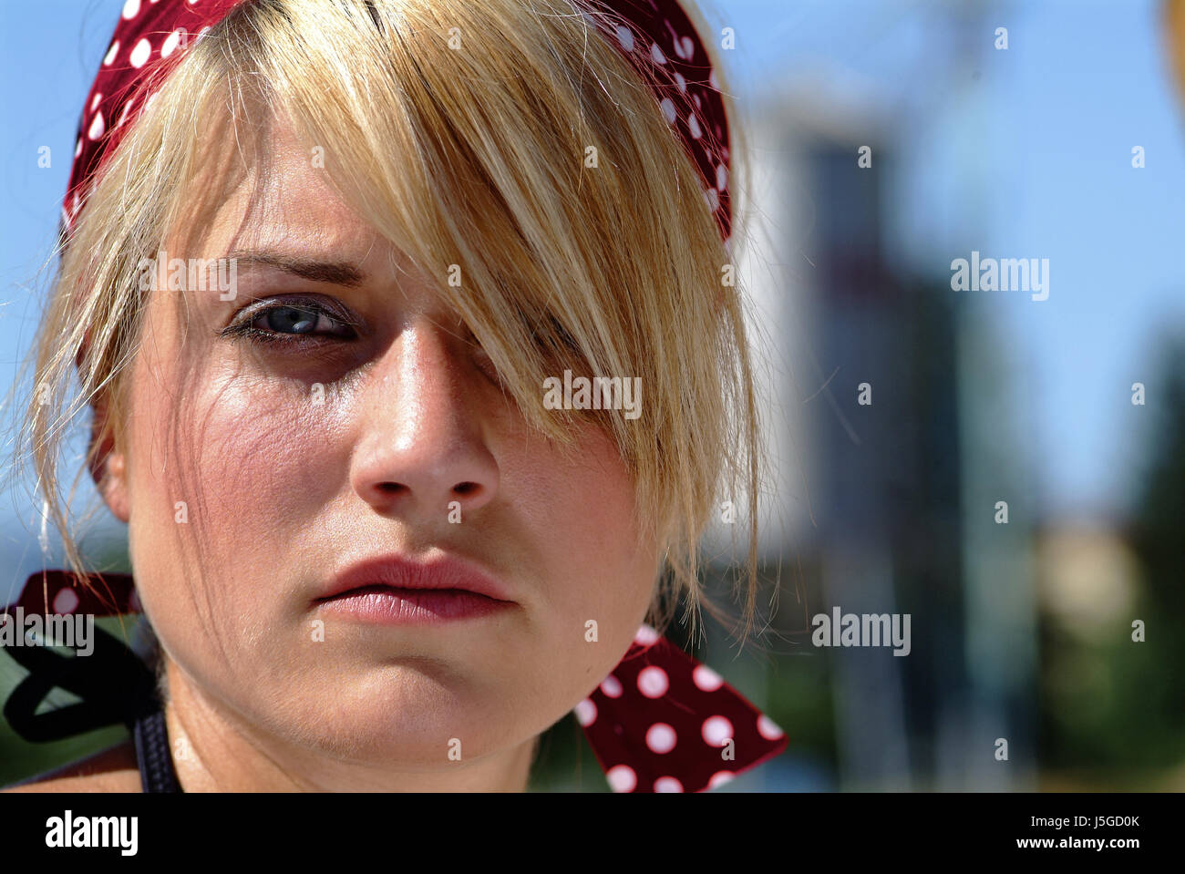 woman earnest feminine lady female face portrait sad elegance longing ...