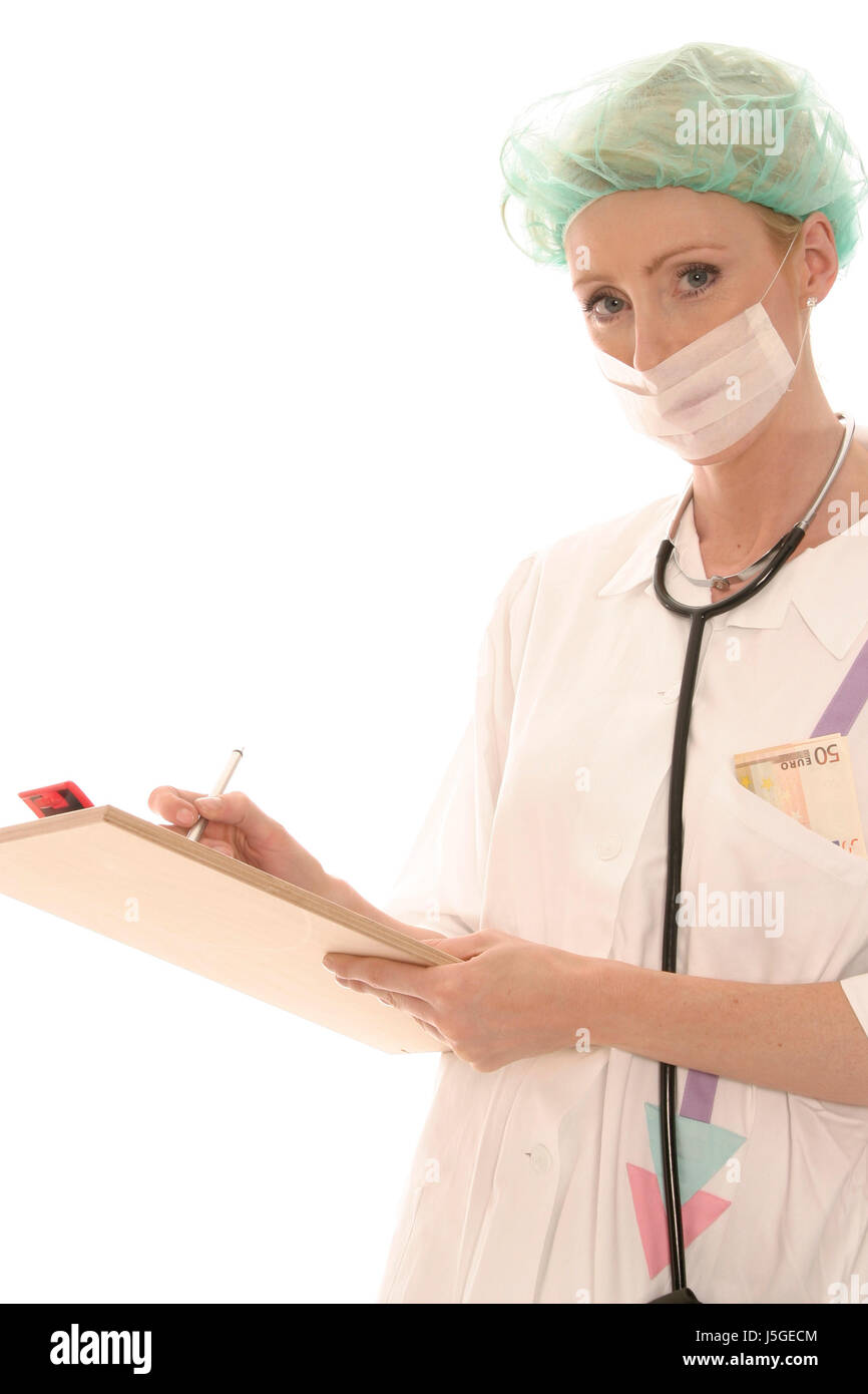nurse with notepad Stock Photo - Alamy