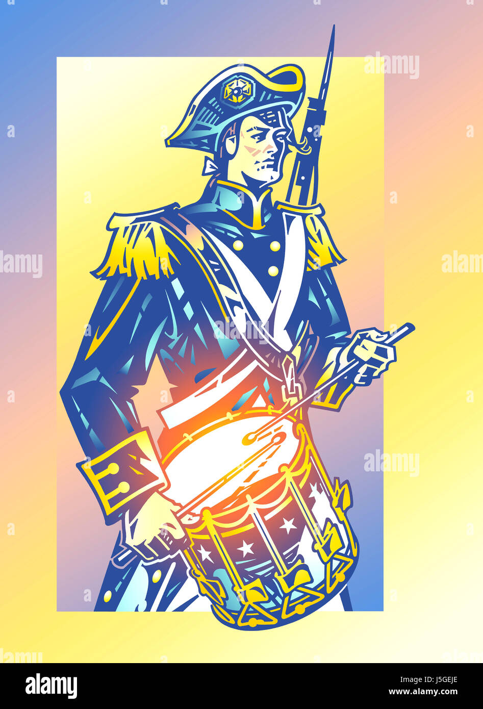 Soldier with his instrument hi-res stock photography and images - Alamy