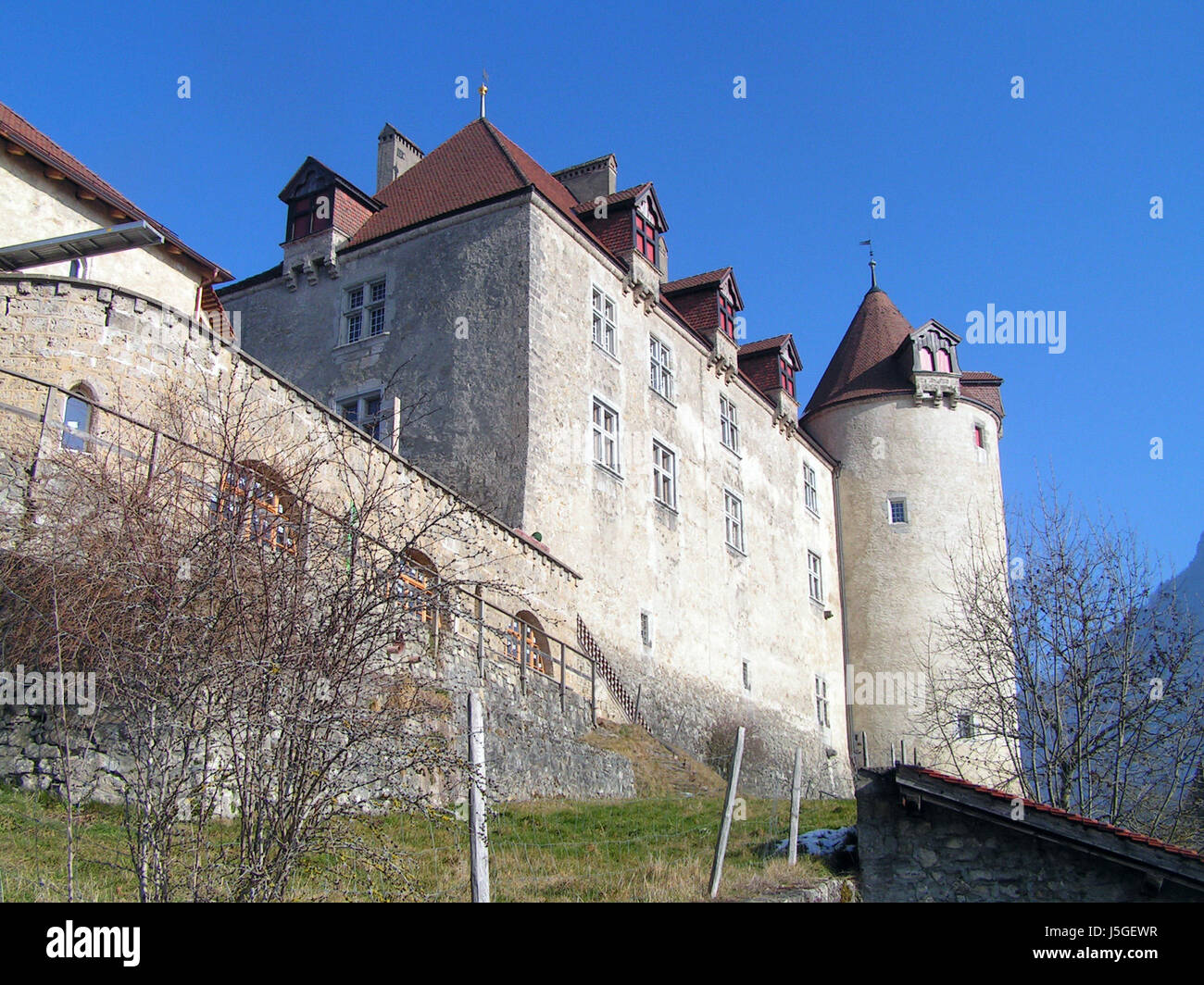 tourism switzerland fortress cheese chateau castle middle ages greyerz ...