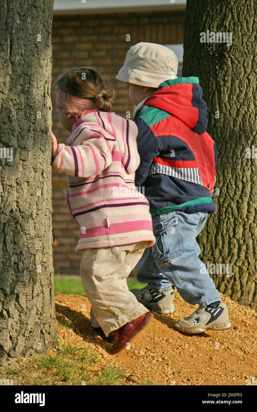 tree trees argue everyday life back push behind first between among ...