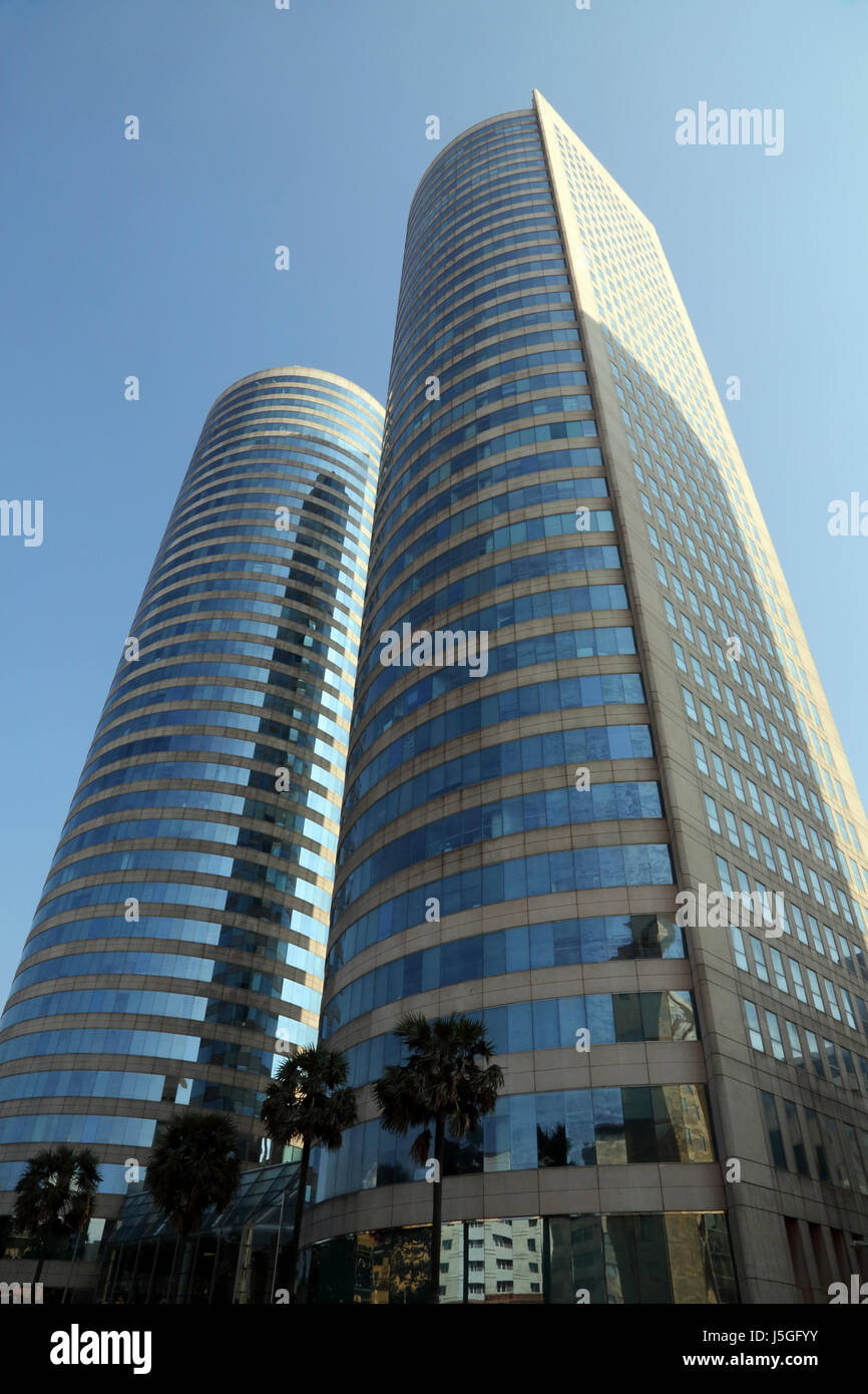 Fort Colombo Sri Lanka Twin Towers World Trade Centre Stock Photo - Alamy