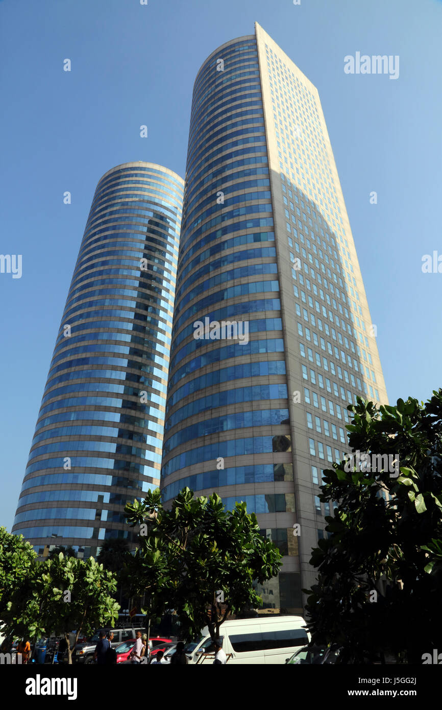 Fort Colombo Sri Lanka Twin Towers World Trade Centre Stock Photo - Alamy