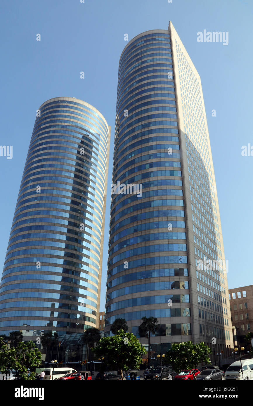 Fort Colombo Sri Lanka Twin Towers World Trade Centre Stock Photo - Alamy
