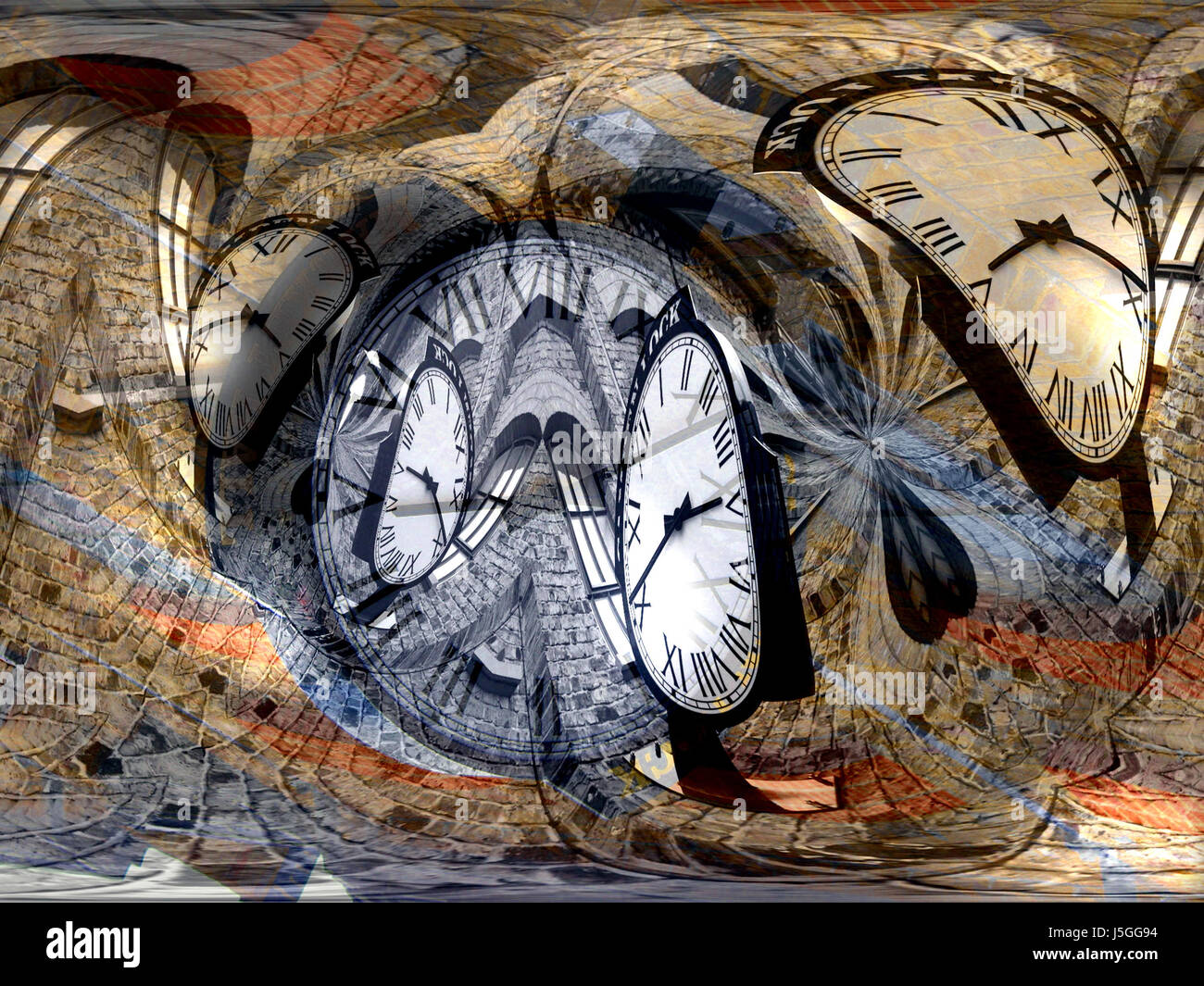 future clock time seconds minutes hours wall past decay stands olden ...