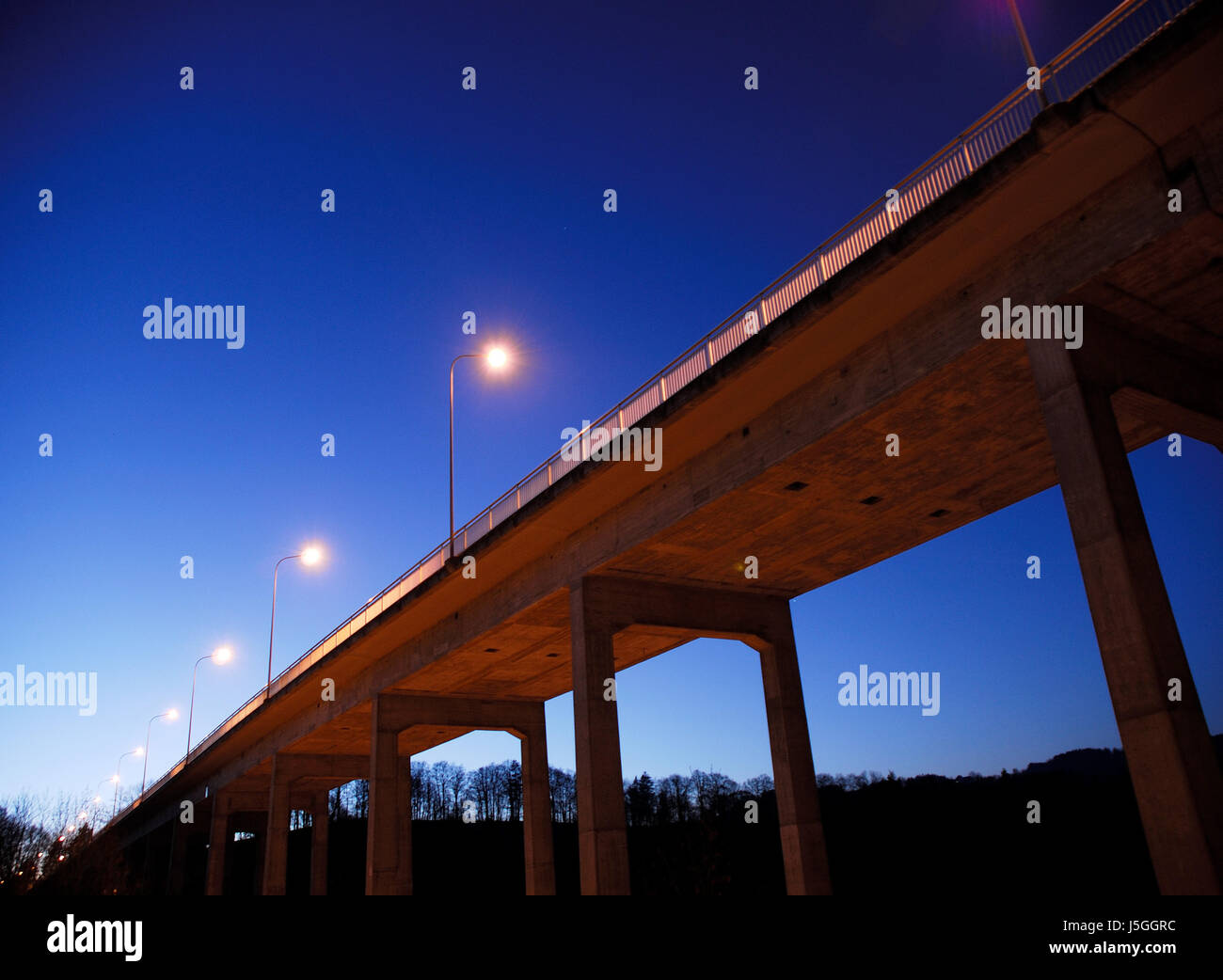 bridge concrete twilight connection connectivity interface annexation ...