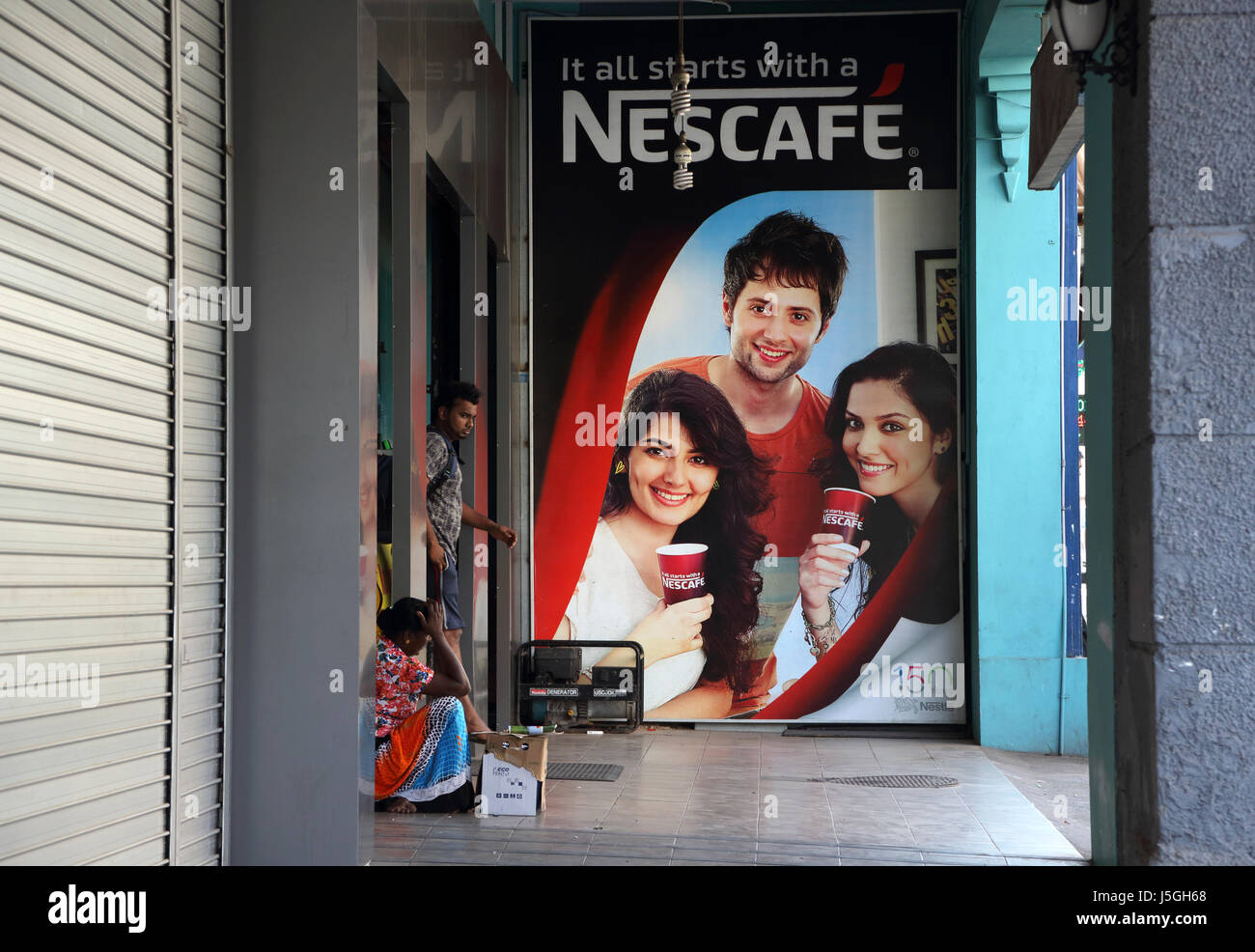 Nescafe advert hi-res stock photography and images - Alamy