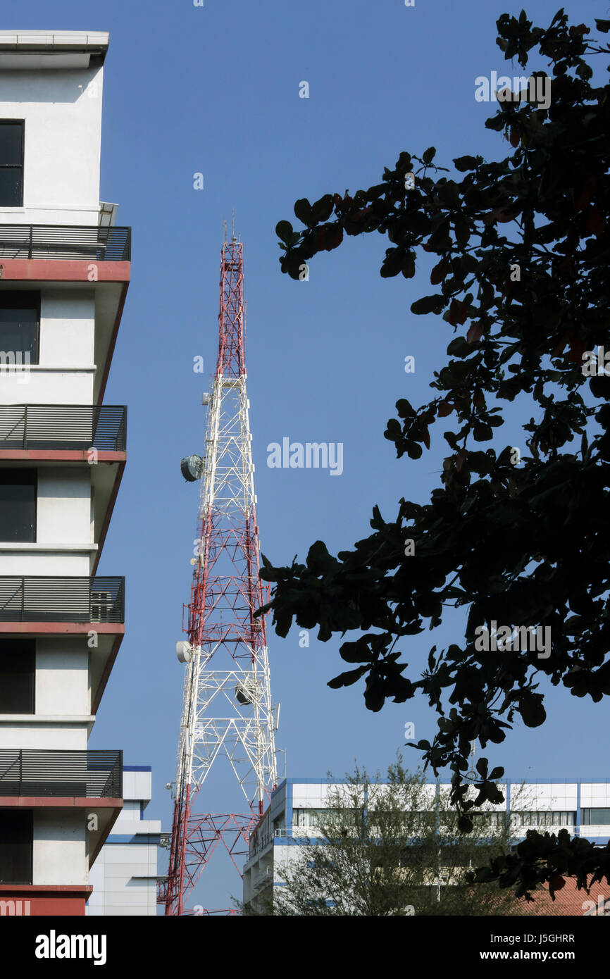Fort Colombo Sri Lanka Telecommunication Tower Stock Photo - Alamy