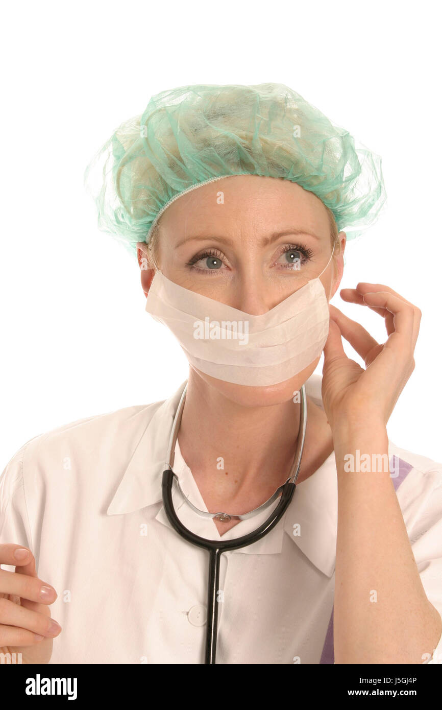 nurse with surgical mask Stock Photo - Alamy