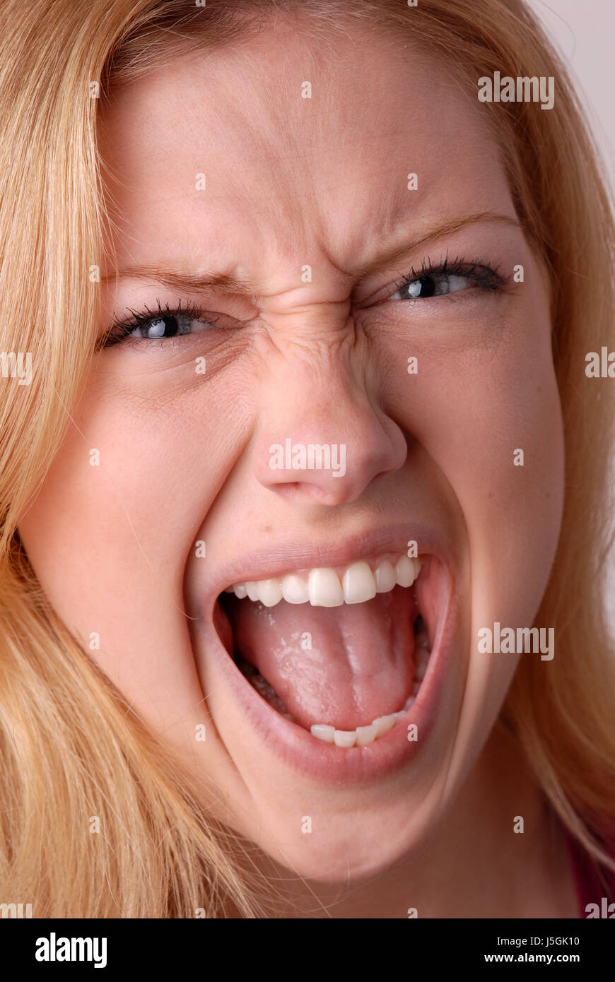 emotions mouth portrait pain loud expression yell desperate headache ...