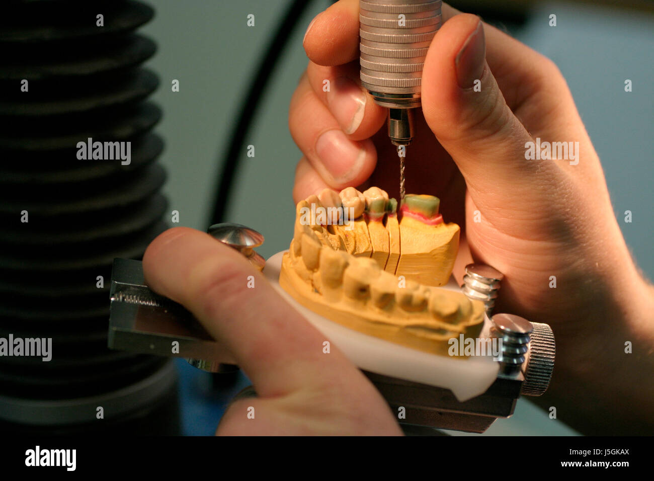 woman hand provision health mouth teeth bit dentist tooth mass copy ...