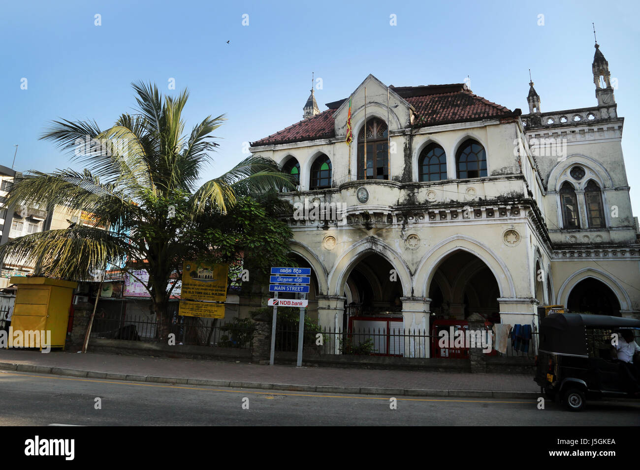 Pettah Colombo Sri Lanka Old Town Hall of 1873 Stock Photo - Alamy