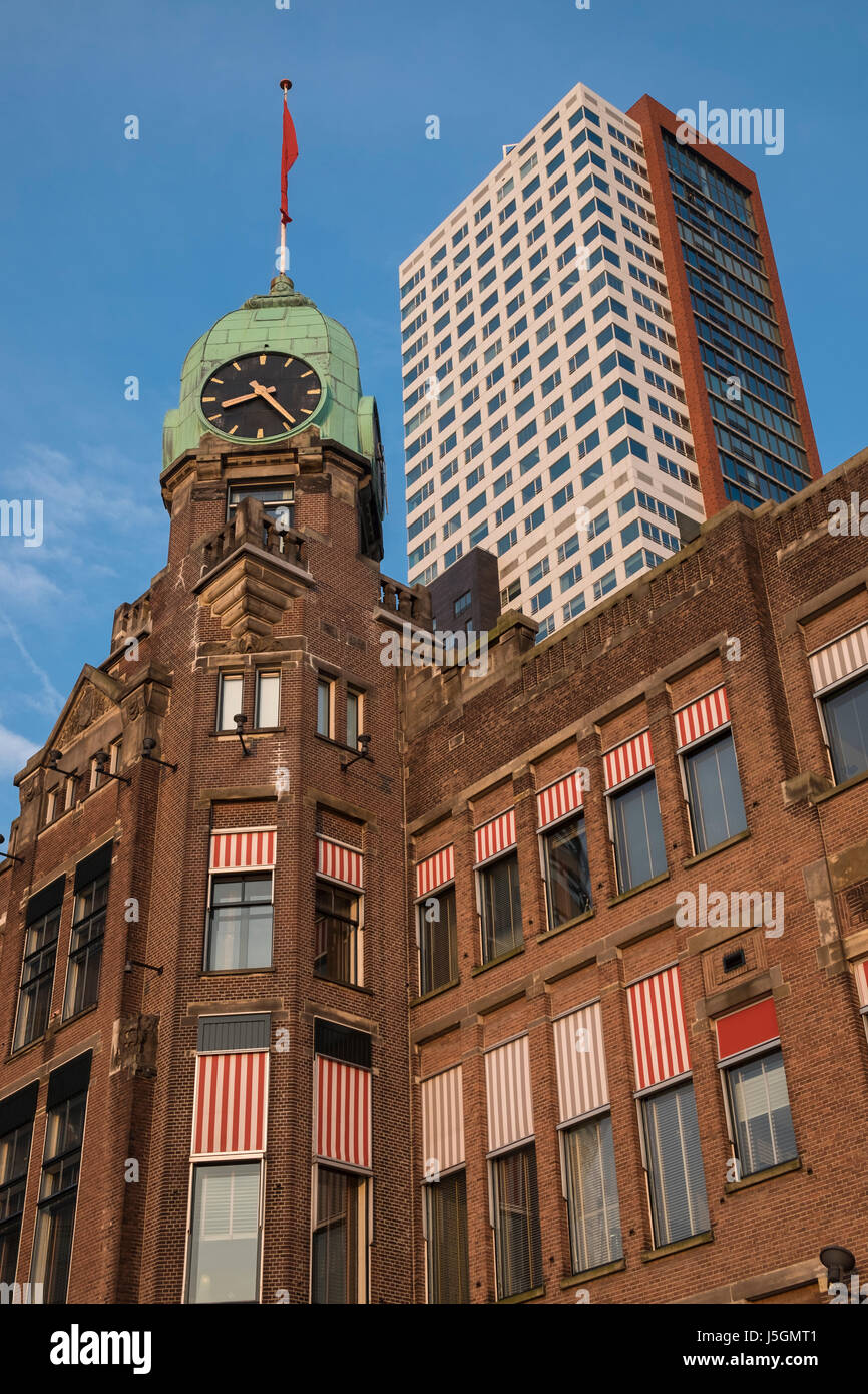 Traditional Dutch architecture of New York Hotel building (left ...