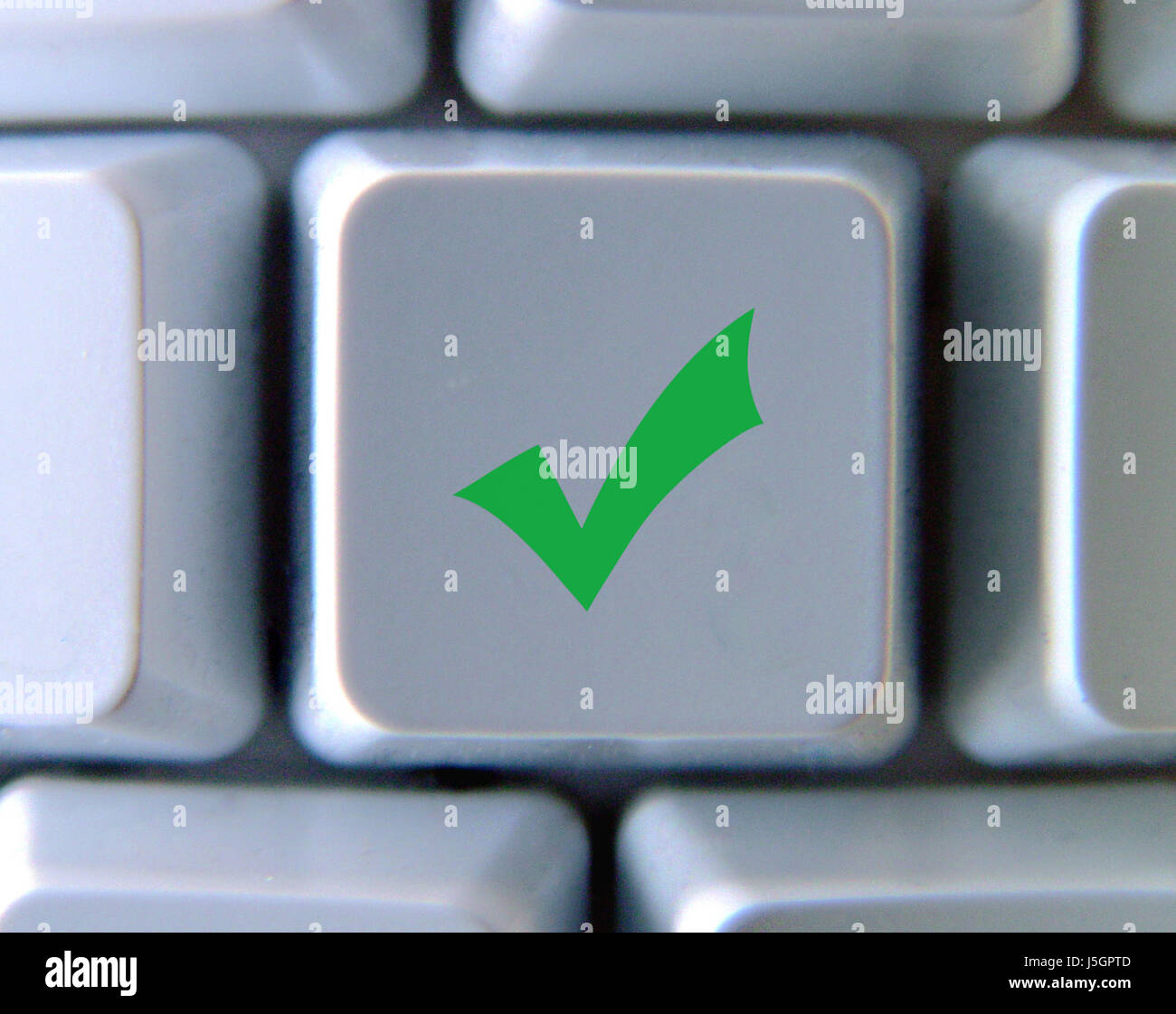 office keyboard completed hook key finished okays tick authority ...