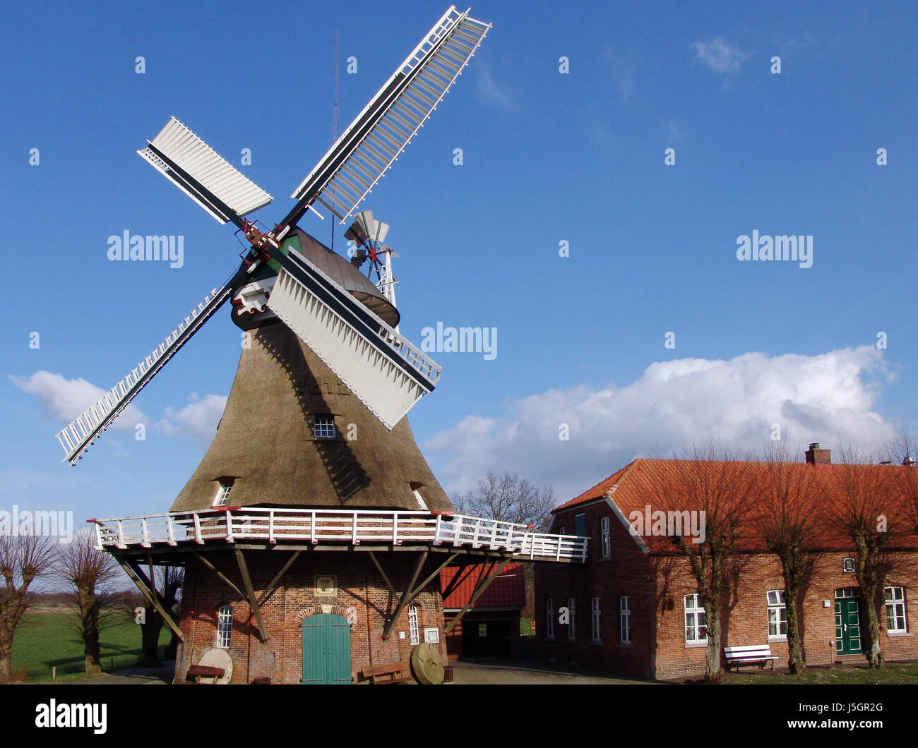 engineering wing East Frisia wind force windmill mill miller retro ...