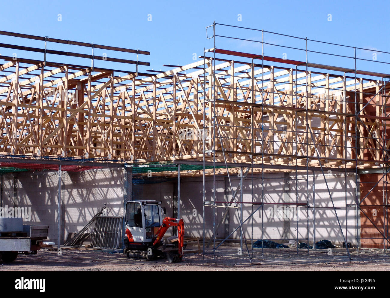 hall wood new building front facade dredger certain protect protection ...