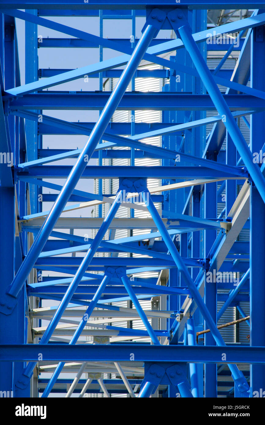 blue engineering iron steel building industry steel construction ...