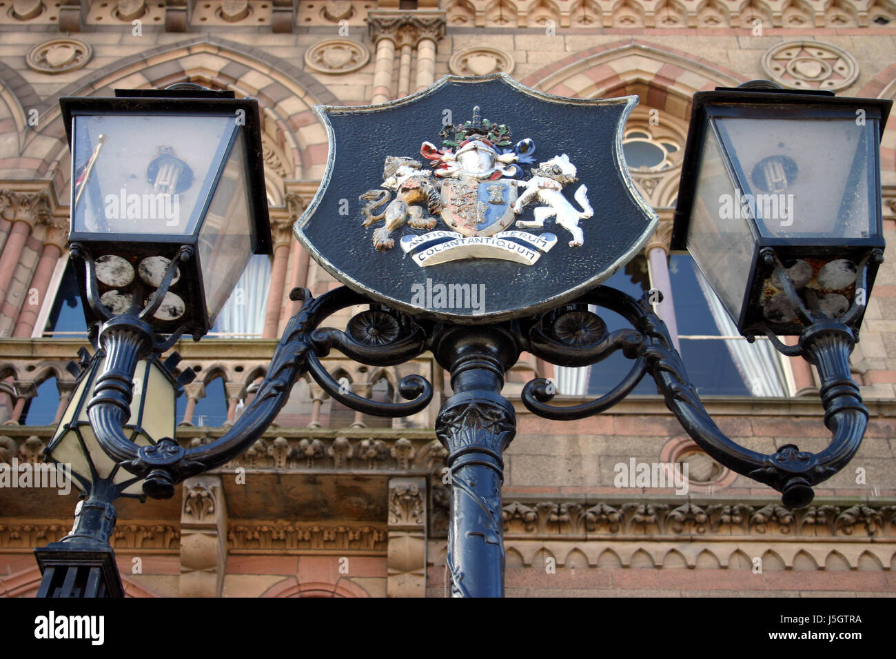 detail historical art coloured lantern english lighting illumination ...