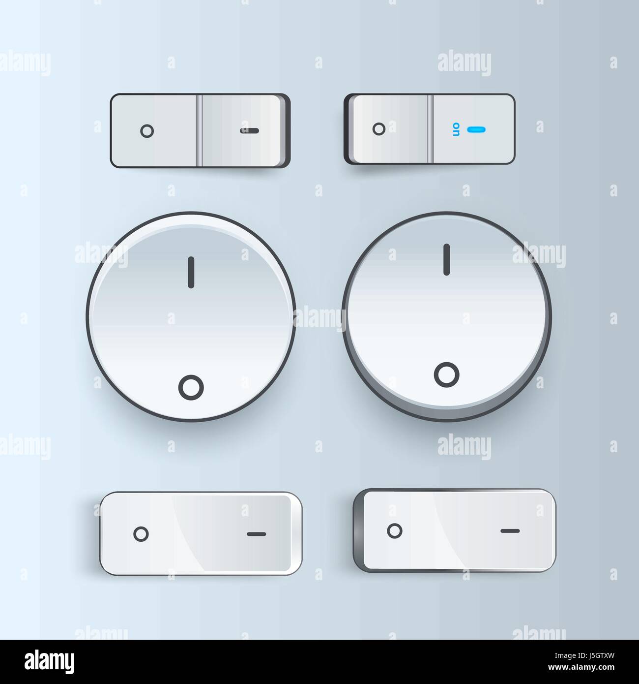 Button icon. Switch icon Stock Vector Image & Art - Alamy