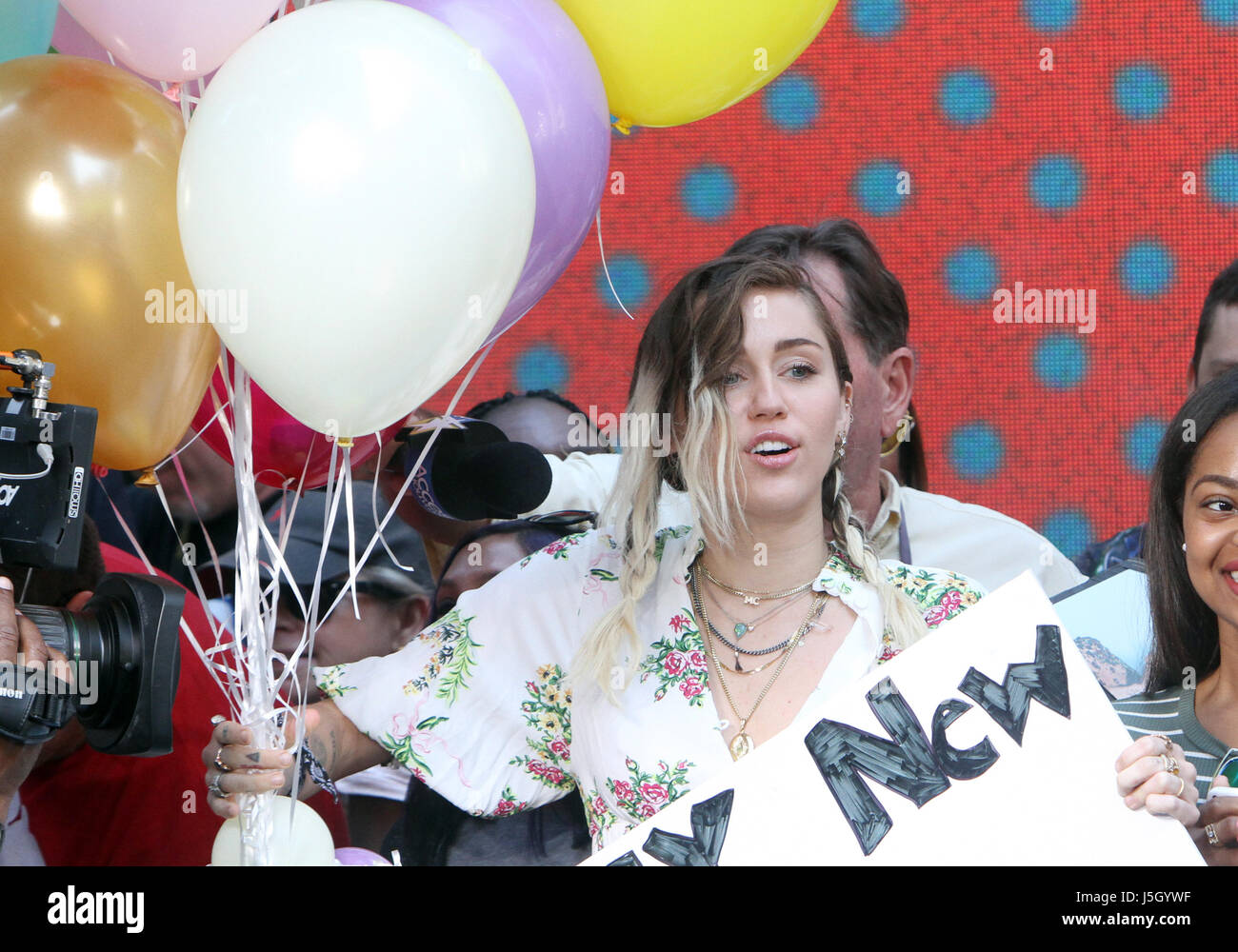 New York, NY, USA. 17th May, 2017. Miley Cyrus at Access Hollywood Live ...