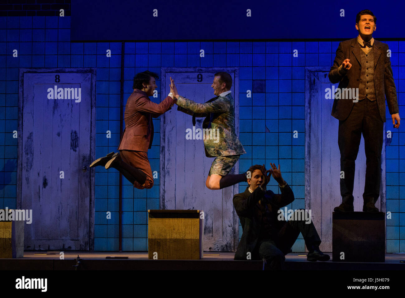 Weimar, Germany. 17th May, 2017. Jendrik Rabe (left to right) as Ernst ...