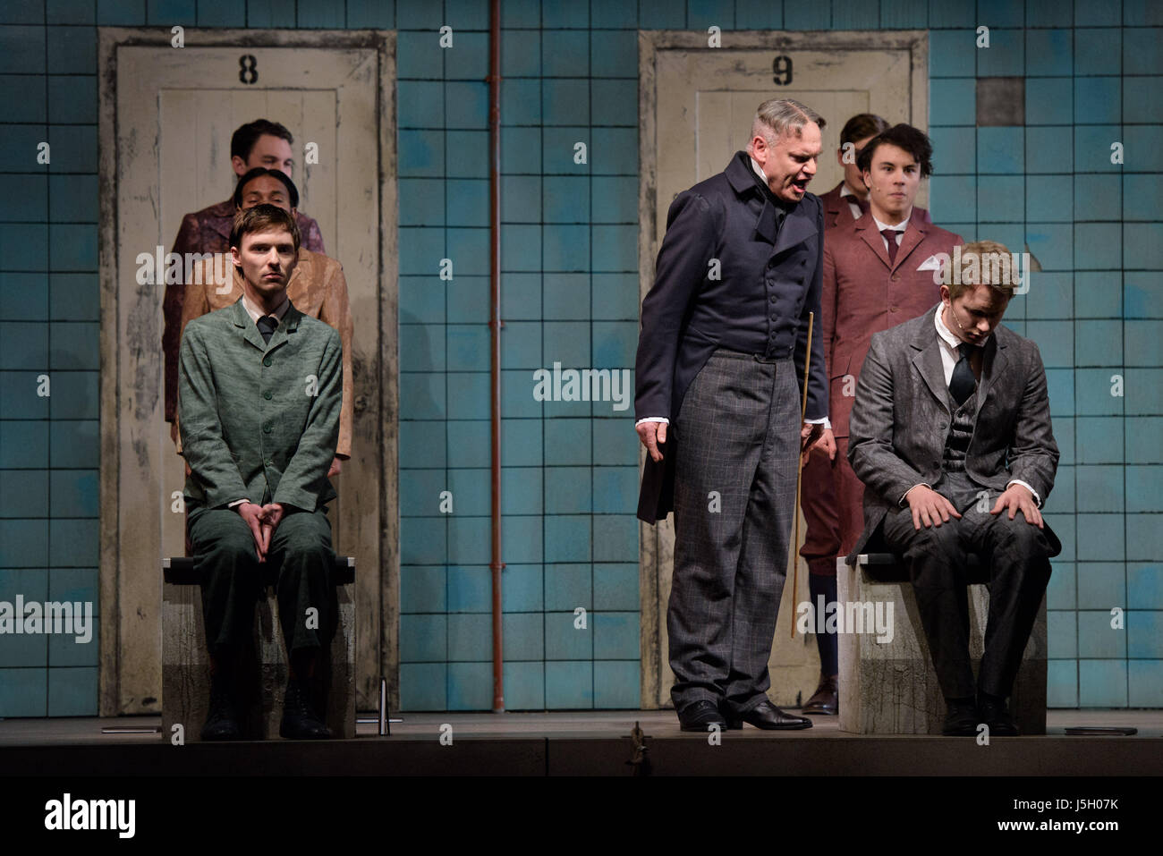 Weimar, Germany. 17th May, 2017. Martin Schafer as Moritz (R) and ...
