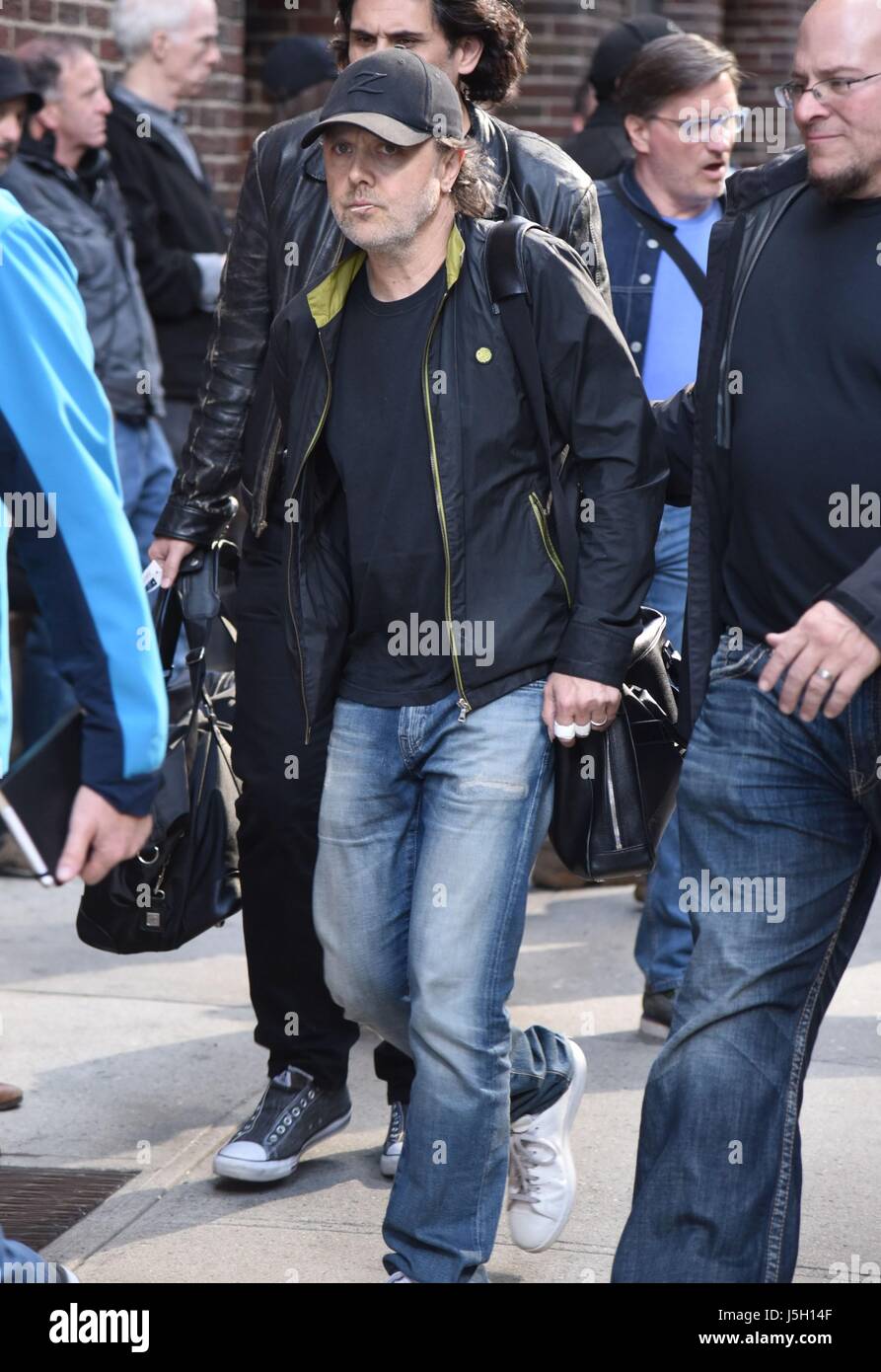 New York, NY, USA. 15th May, 2017. Metallica, Lars Ulrich out and about ...