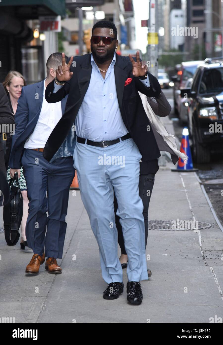New York, NY, USA. 15th May, 2017. David Ortiz, Big Papi out and about ...