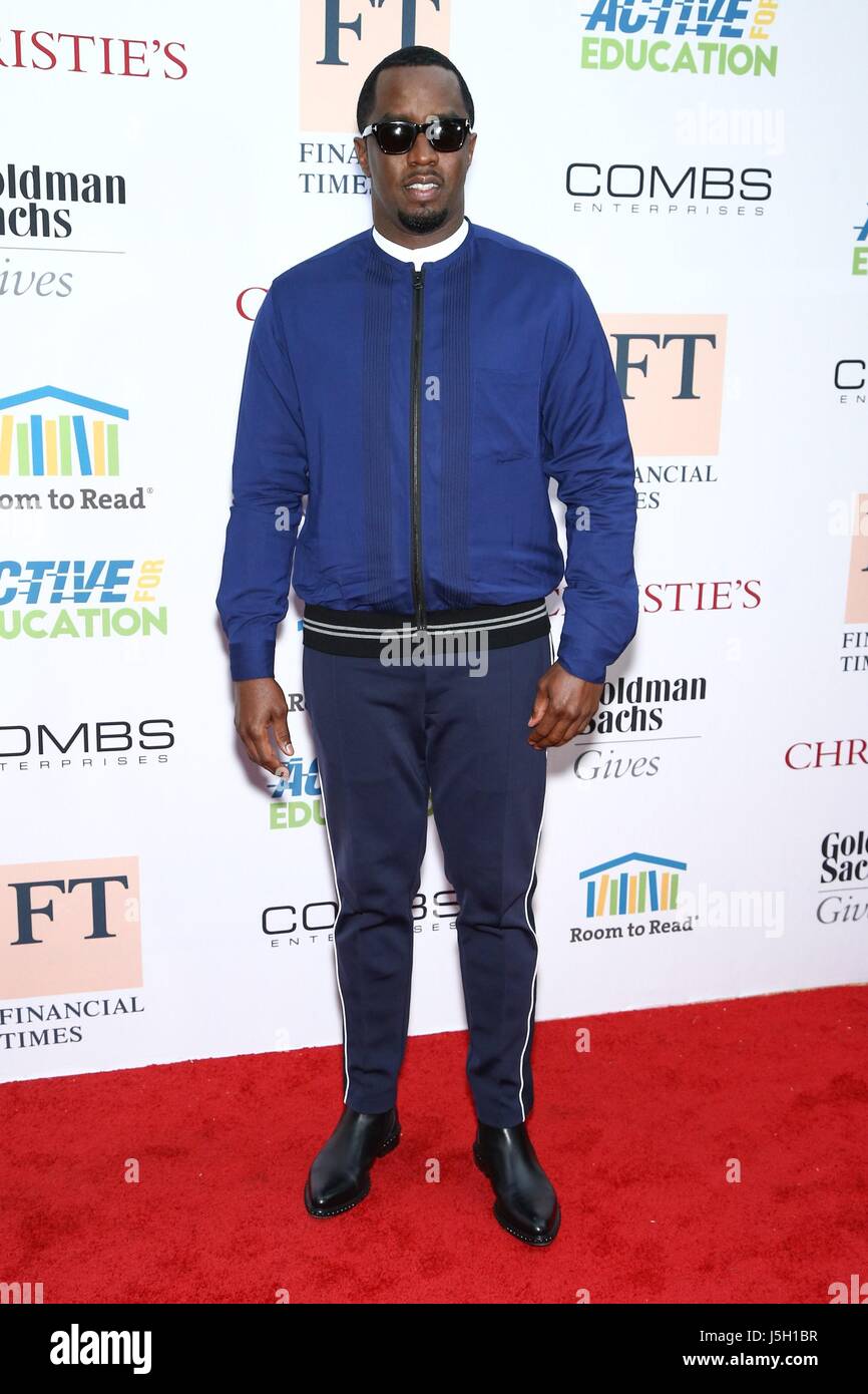 New York, NY, USA. 11th May, 2017. Sean Combs at arrivals for Room To ...
