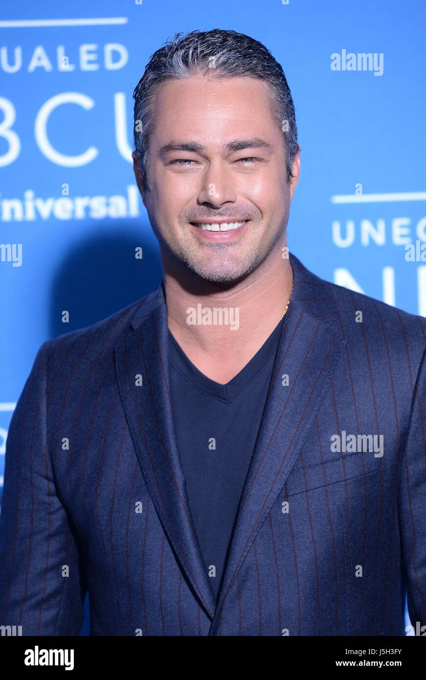 Taylor Kinney at arrivals for 2017 NBCUniversal Upfront Presentation ...