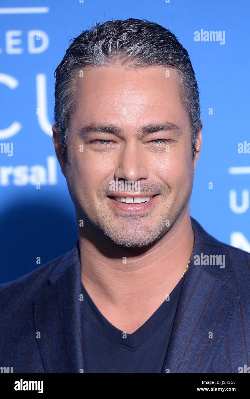 Taylor Kinney at arrivals for 2017 NBCUniversal Upfront Presentation ...