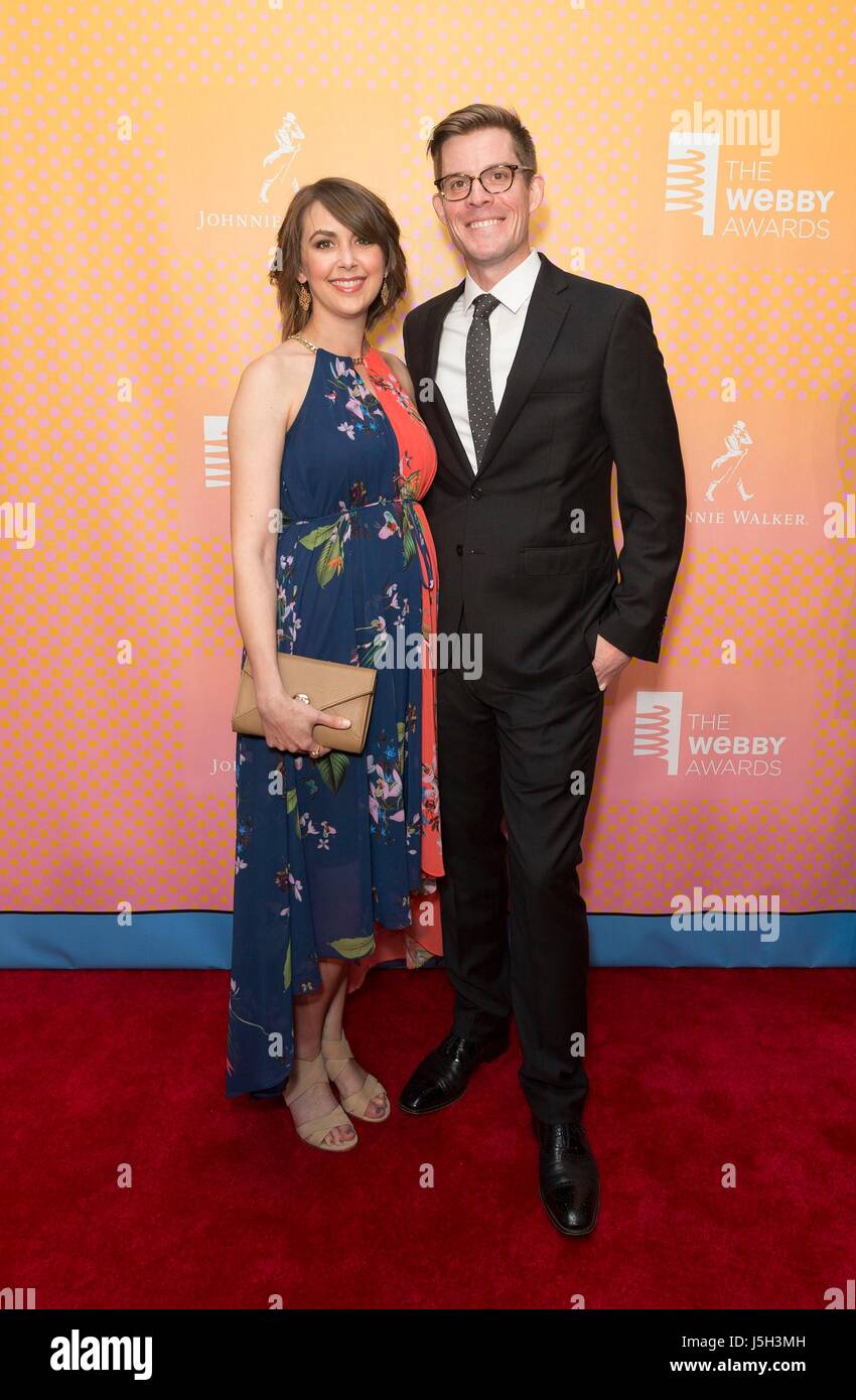 guest, Joe Hanson at arrivals for 21st Annual Webby Awards, Cipriani ...