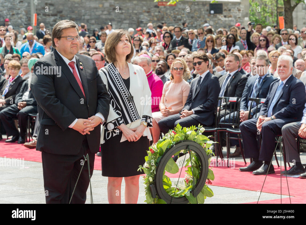 Montreal, Canada. 17th May, 2017. Ceremony honoring founders of ...