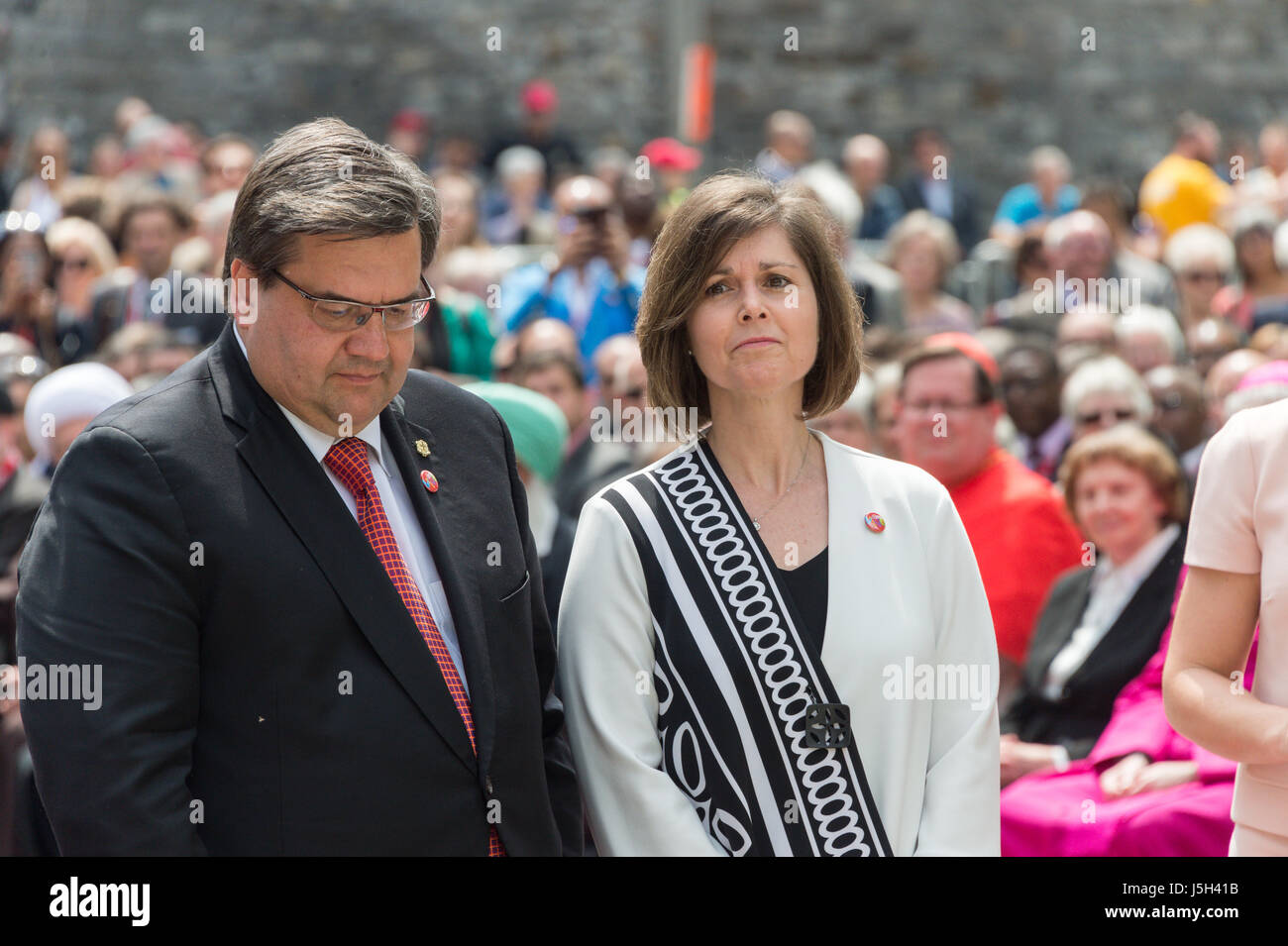 Montreal, Canada. 17th May, 2017. Ceremony honoring founders of ...