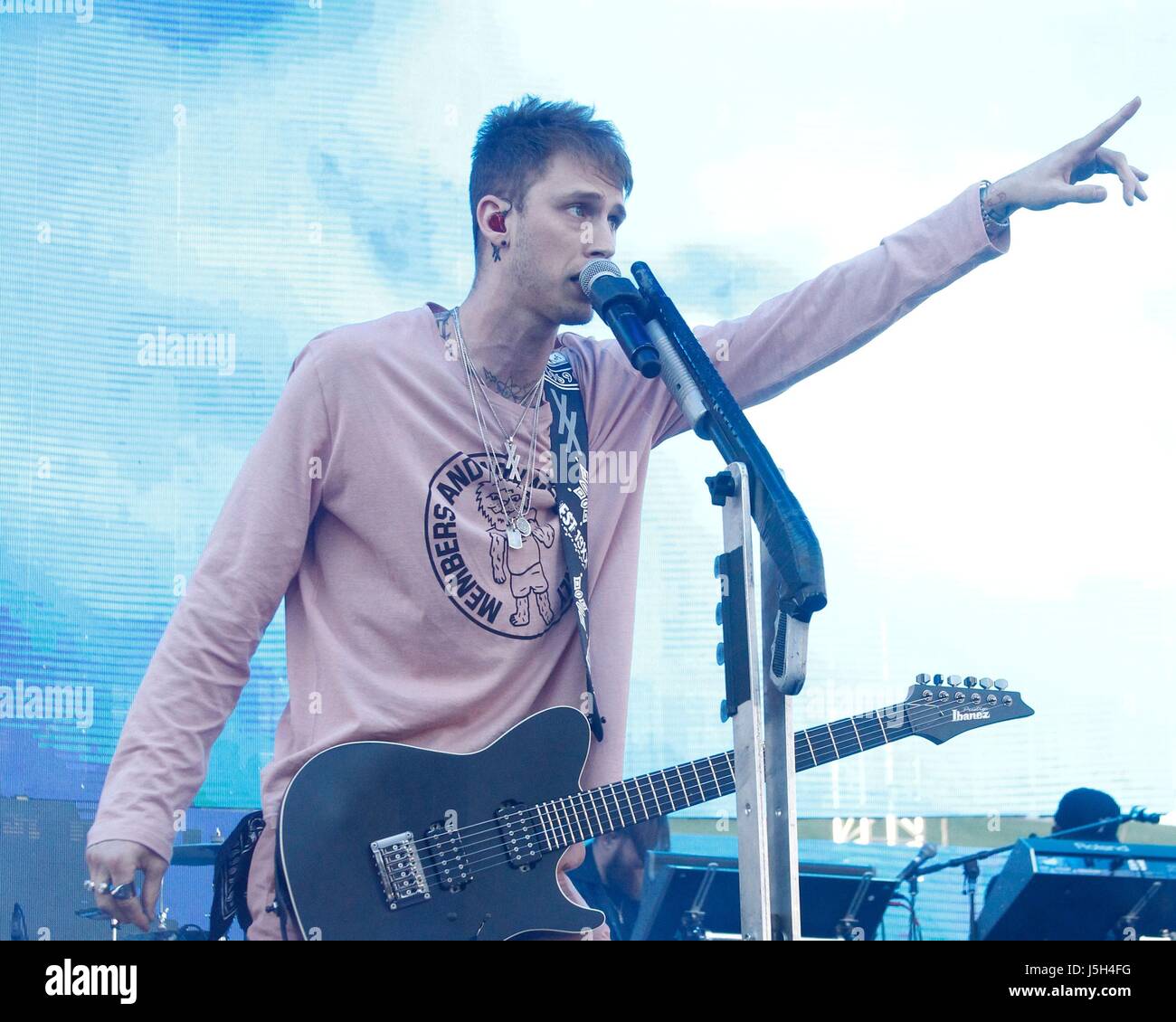 Machine Gun Kelly on stage for KIIS FM's Wango Tango - Concert, StubHub ...