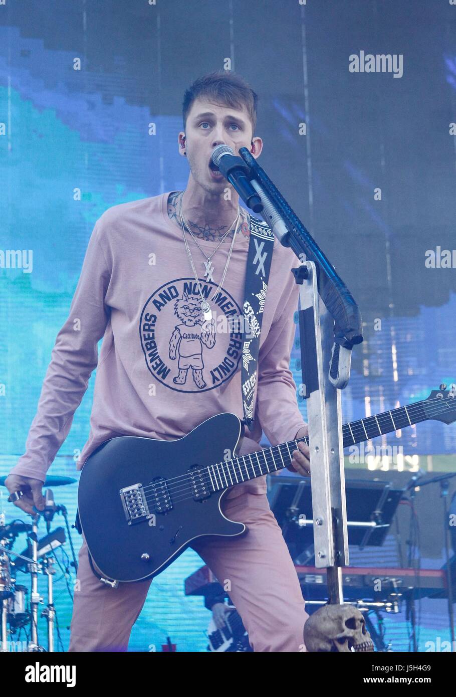 Machine Gun Kelly on stage for KIIS FM's Wango Tango - Concert, StubHub ...
