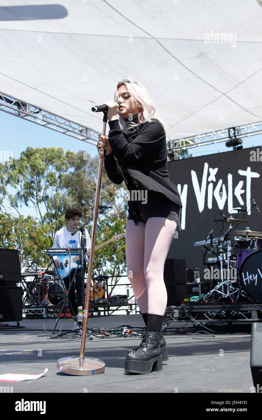 Rena Lovelis of Hey Violet on stage for KIIS FM's Wango Tango - Concert ...