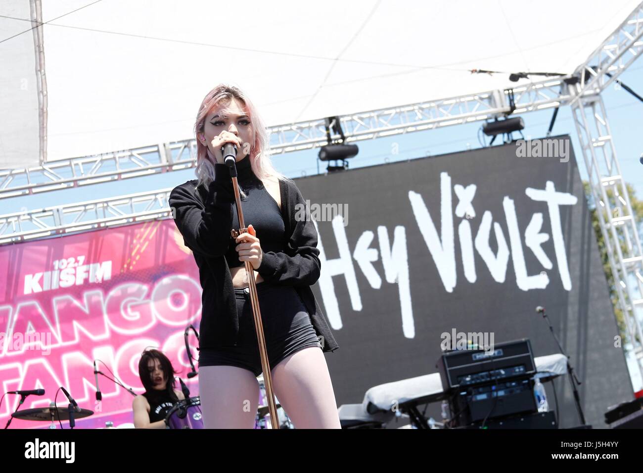 Rena Lovelis of Hey Violet on stage for KIIS FM's Wango Tango - Concert ...