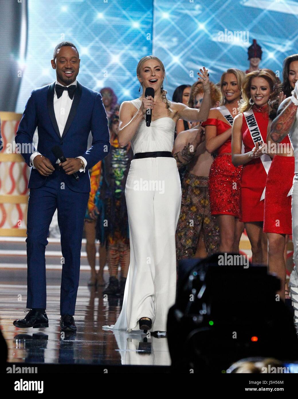 Terrence J, Julianne Hough in attendance for 2017 Miss USA Competition ...