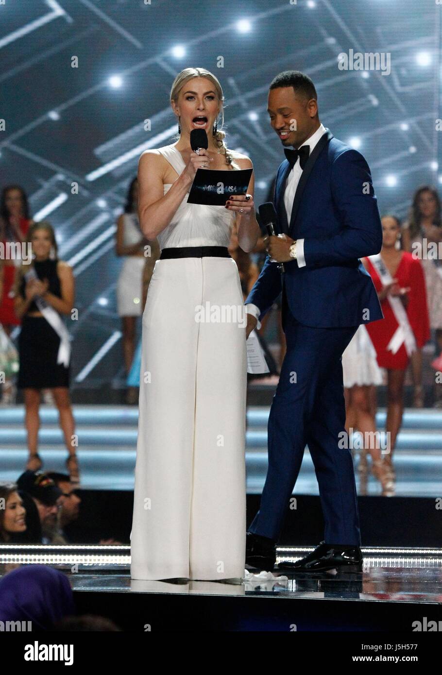 Julianne Hough, Terrence J in attendance for 2017 Miss USA Competition ...