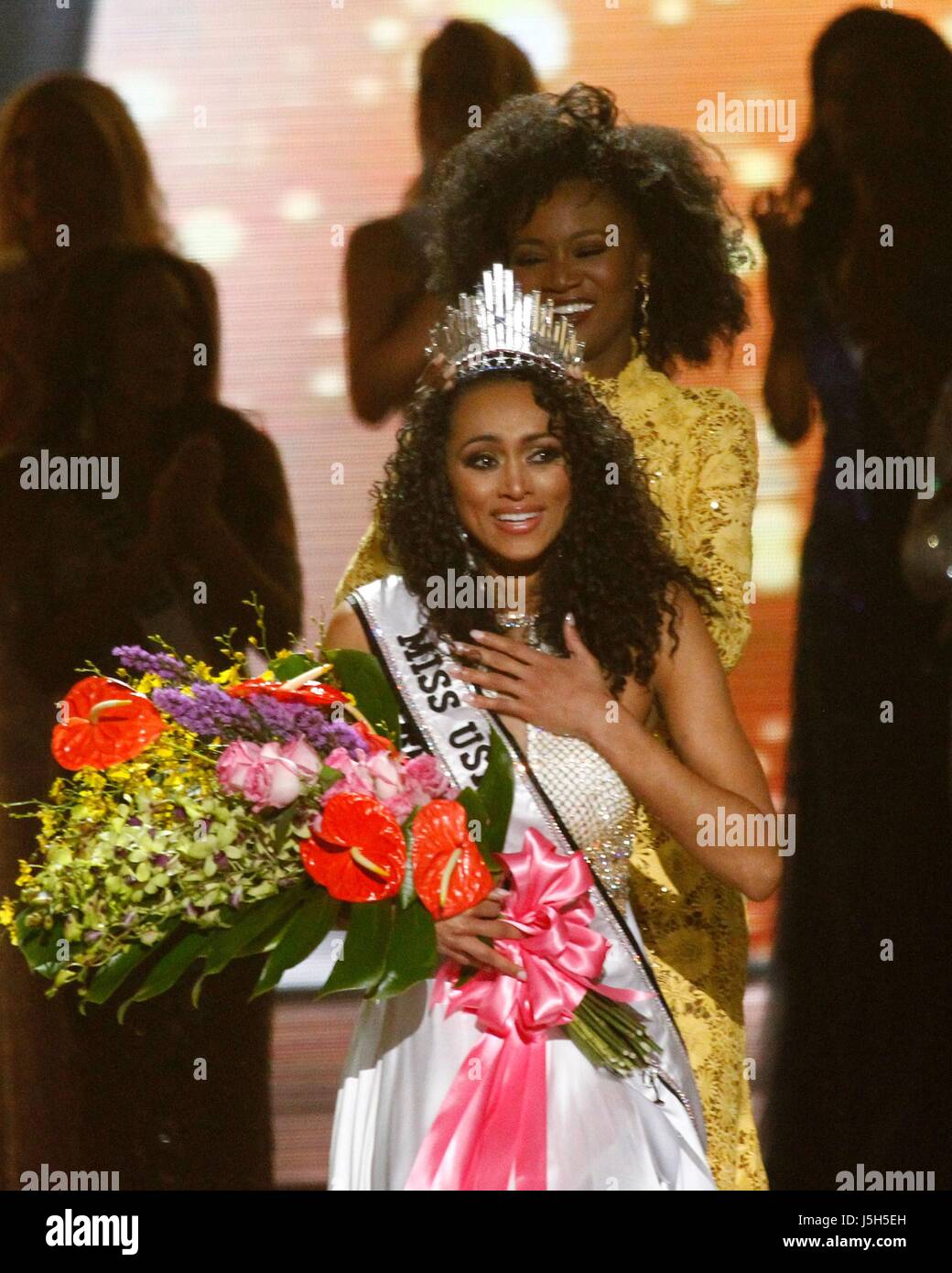 Miss USA 2017, Kara McCullough, Miss USA 2016, Deshauna Barber in ...