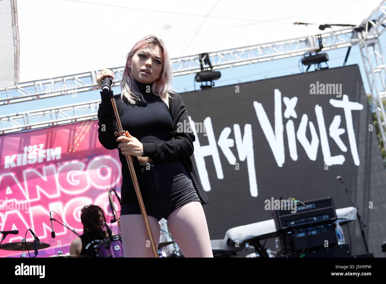 Rena Lovelis of Hey Violet on stage for KIIS FM's Wango Tango - Concert ...