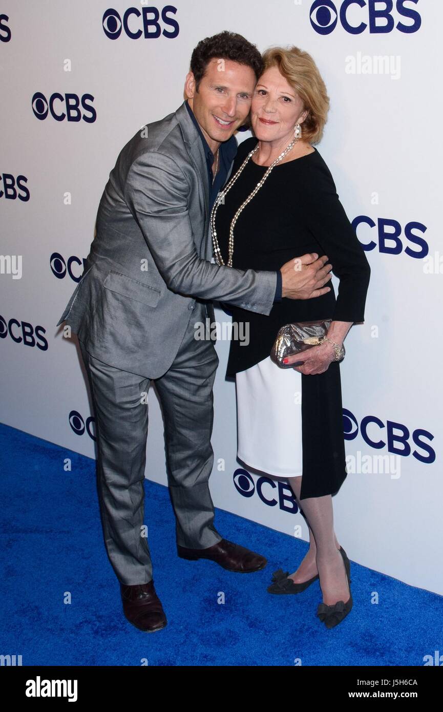 Linda Levin, Mark Feuerstein at arrivals for CBS Upfront 2017, The ...