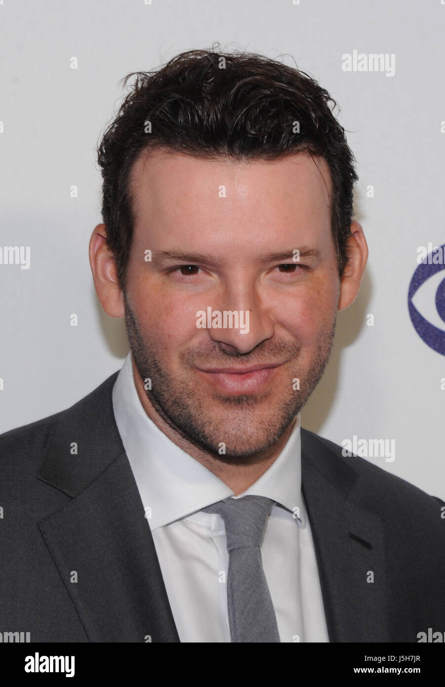 NEW YORK, NY - May 17: Tony Romo attends the 2017 CBS Upfront at The ...