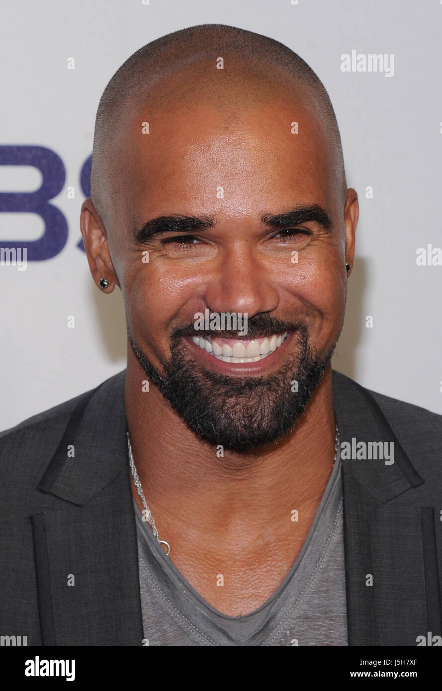 NEW YORK, NY - May 17: Shemar Moore attends the 2017 CBS Upfront at The ...