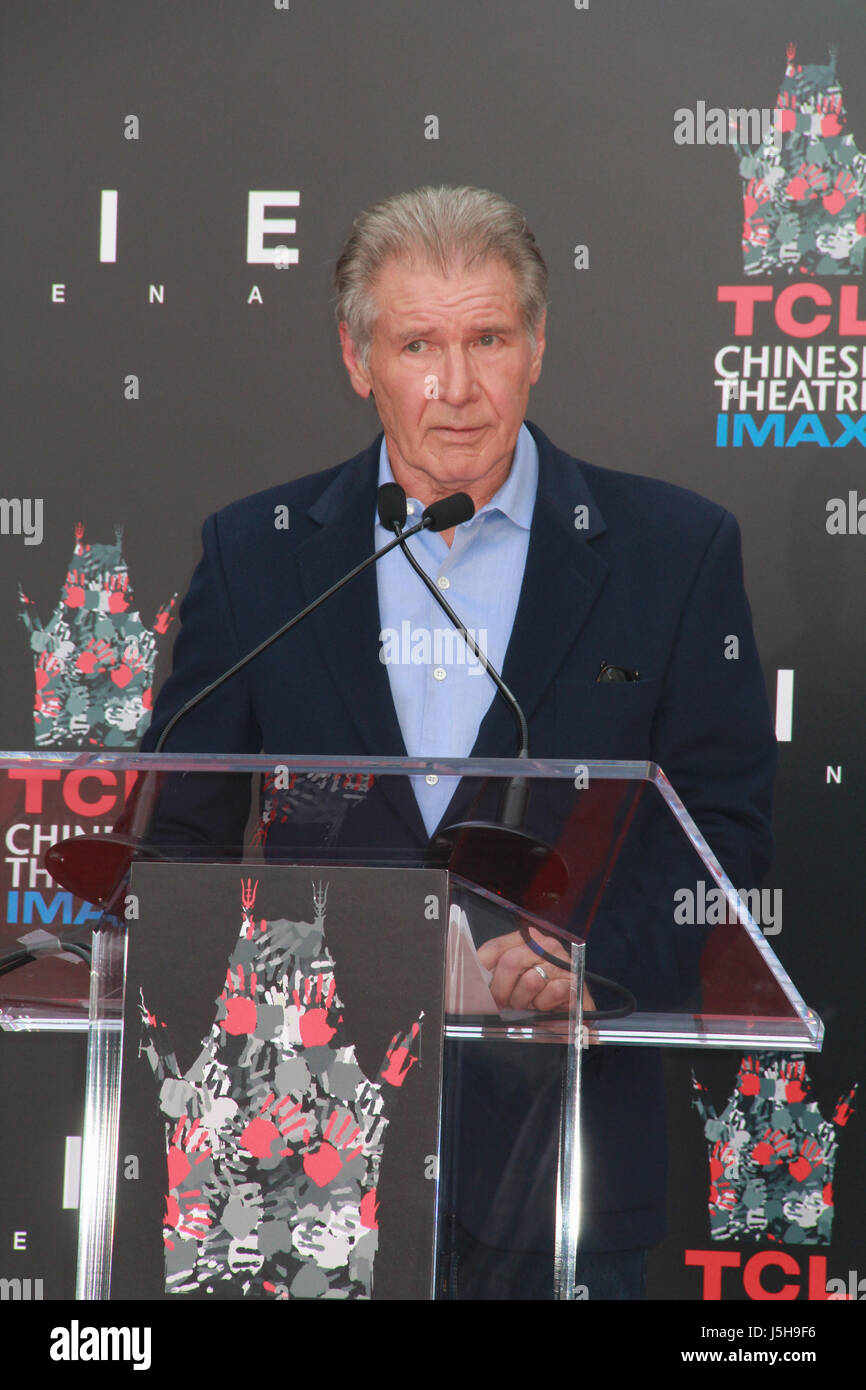 Harrison Ford 05/17/2017 Sir Ridley Scott Hand and Footprint Ceremony ...