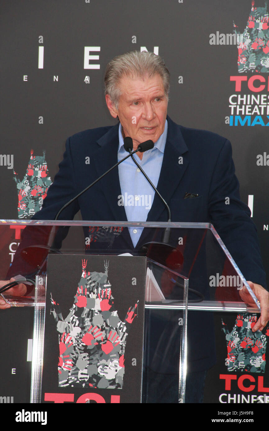 Harrison Ford 05/17/2017 Sir Ridley Scott Hand and Footprint Ceremony ...