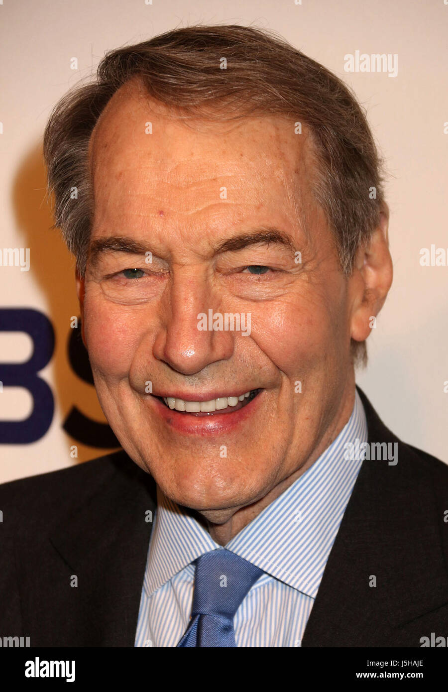 New York, New York, USA. 17th May, 2017. News personality CHARLIE ROSE ...